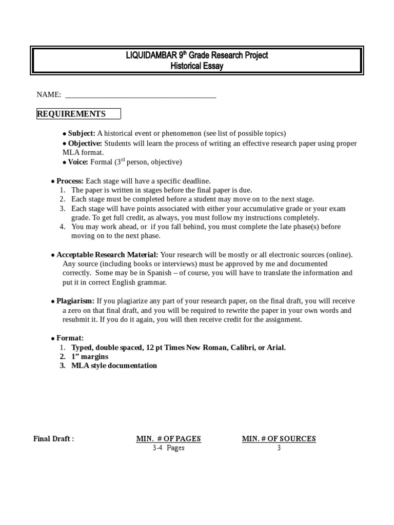 9th Research Paper Packet Part One | PDF | Academic Publishing | Plagiarism