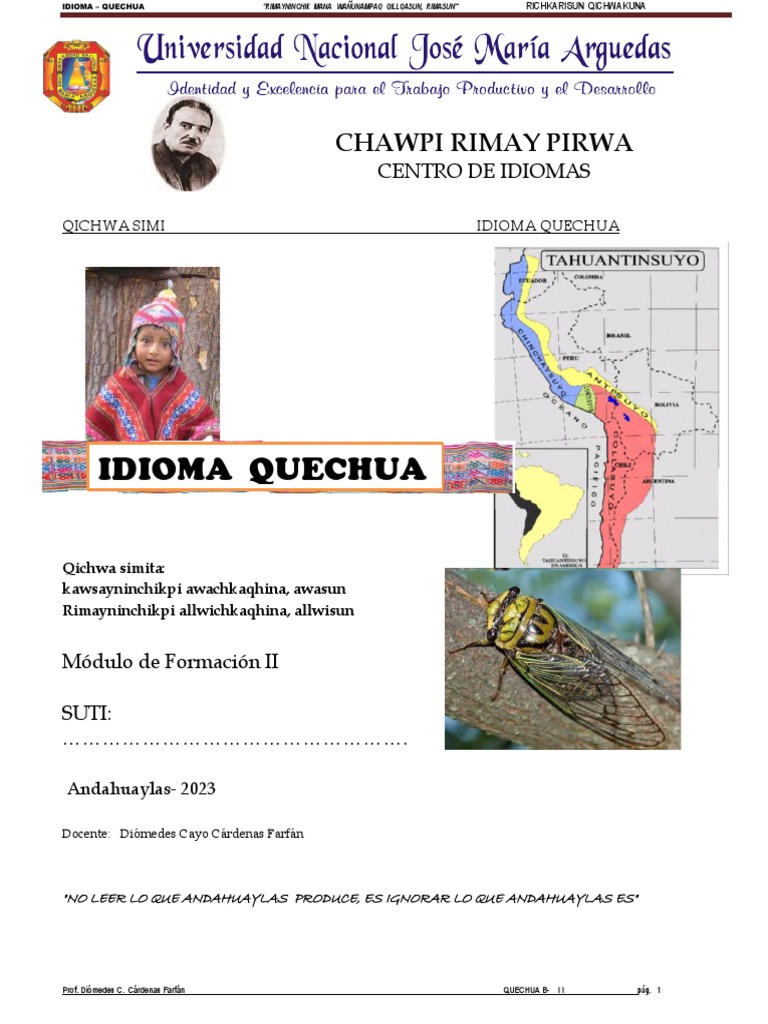 Libro Quechua 2 Alumno | PDF