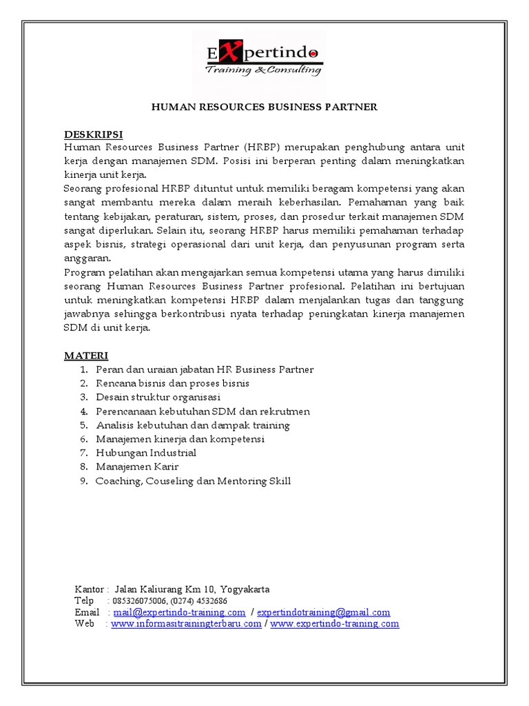 Sil - HUMAN RESOURCES BUSINESS PARTNER | PDF