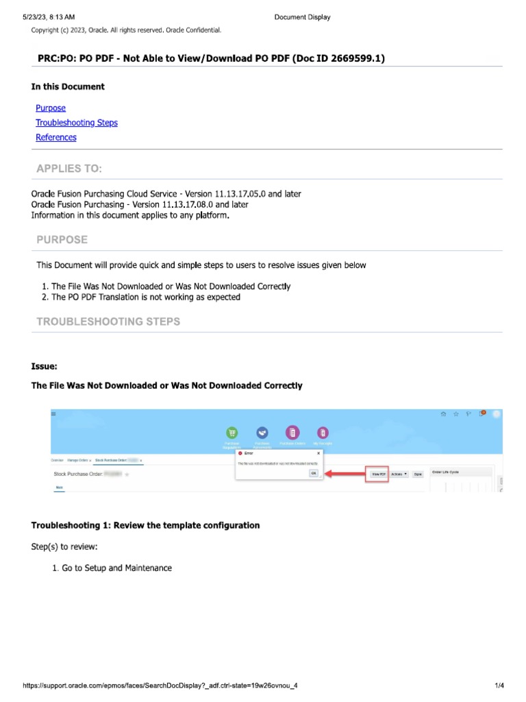 Troubleshoot To PDF | PDF
