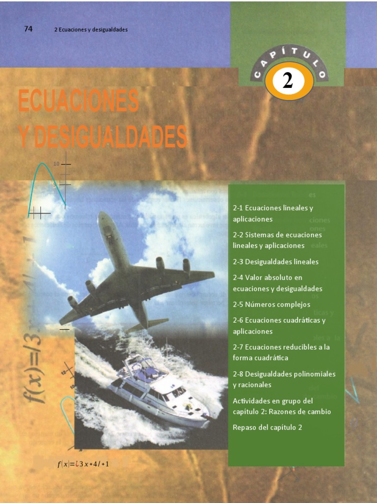 Capitulo 2 Algebra | PDF | Ecuaciones | Número Real