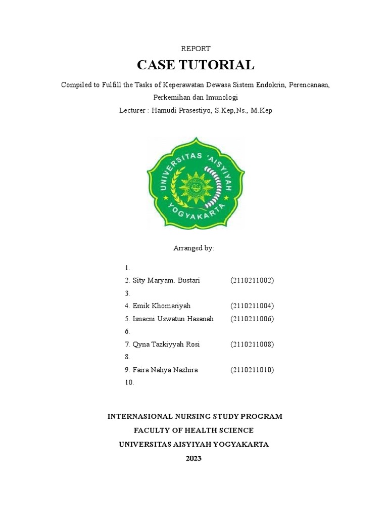 Chronic Kidney Disease Case Study Report | PDF | Chronic Kidney Disease ...