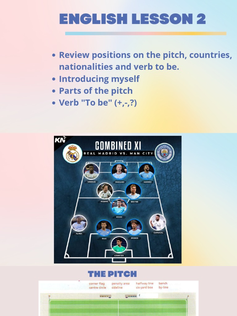 English - Lesson 2 | PDF | Uefa Champions League | Association Football ...