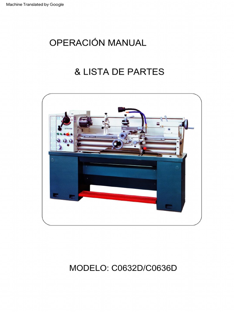 Manual de Torno Español | PDF