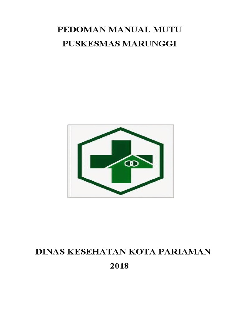 Buku PEDOMAN MANUAL MUTU 2019 | PDF