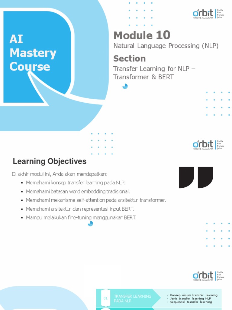 07 - NLP Transfer Learning For NLP - Transformer BERT | PDF 07 - NLP Transfer Learning For NLP - Transformer BERT | PDF