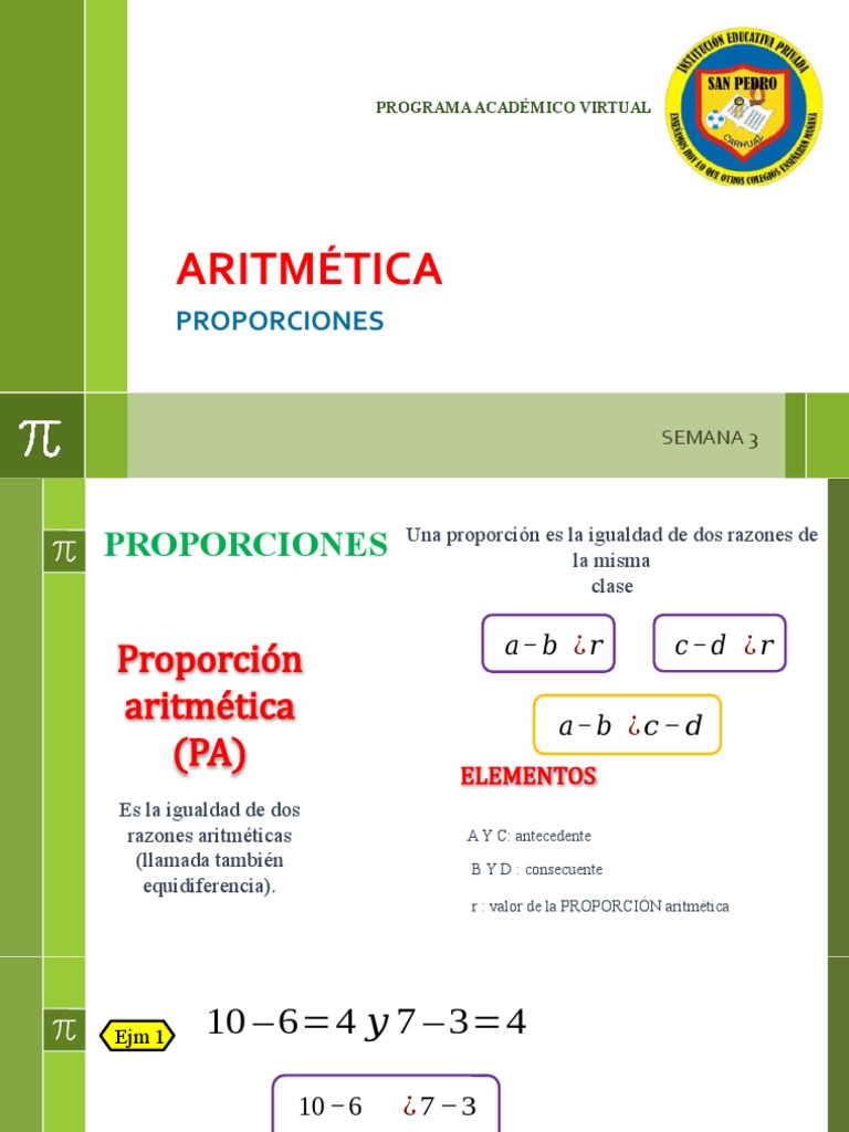 Proporciones Pdf Matemáticas