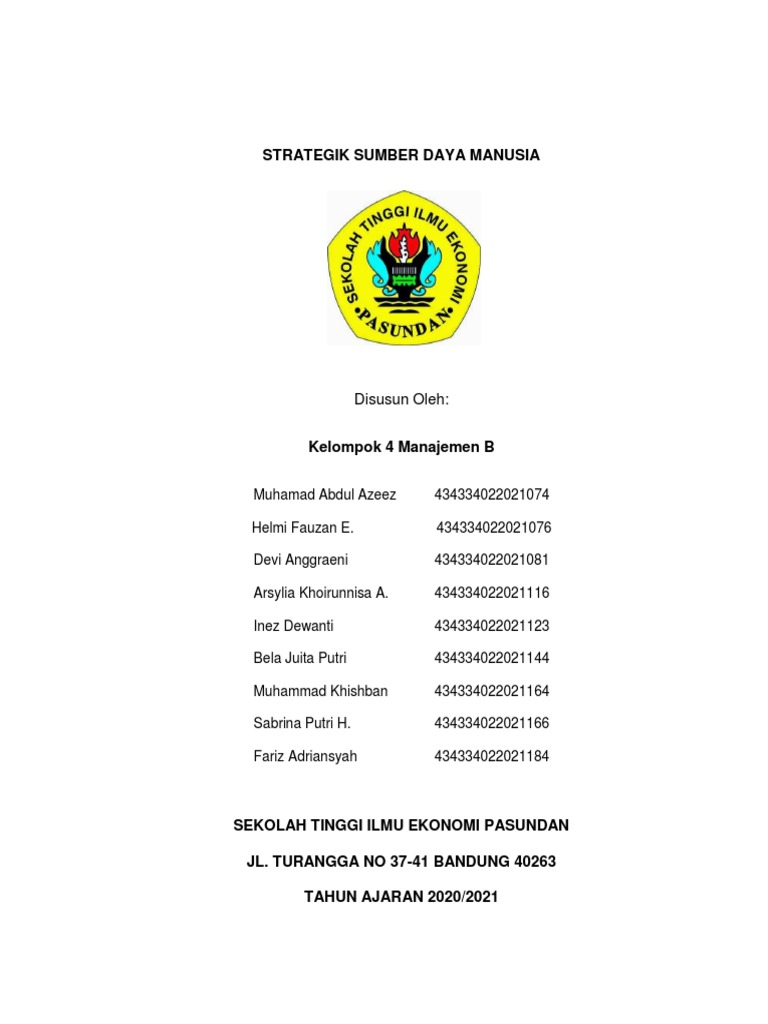 Strategi MSDM - Kel 4 - MNJ B 21 | PDF | Karier & Perkembangan