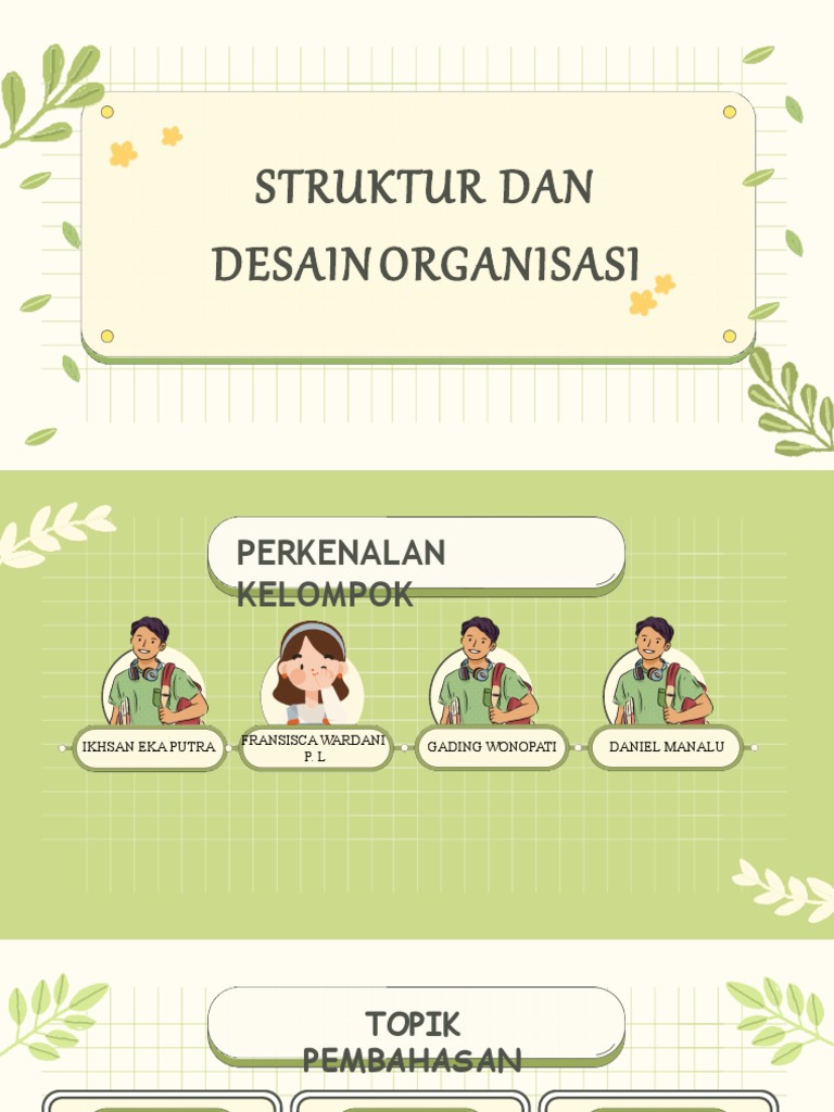 Kel.8, Struktur Dan Desain Organisasi | PDF