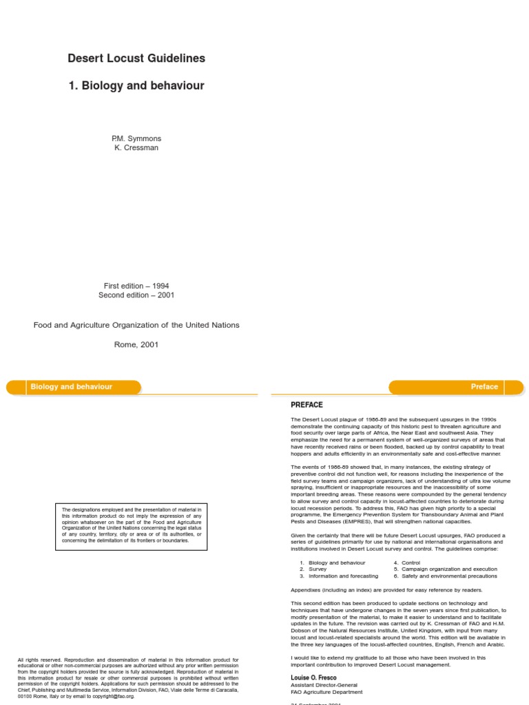 Desert Locust Life Cycle | PDF | Insects