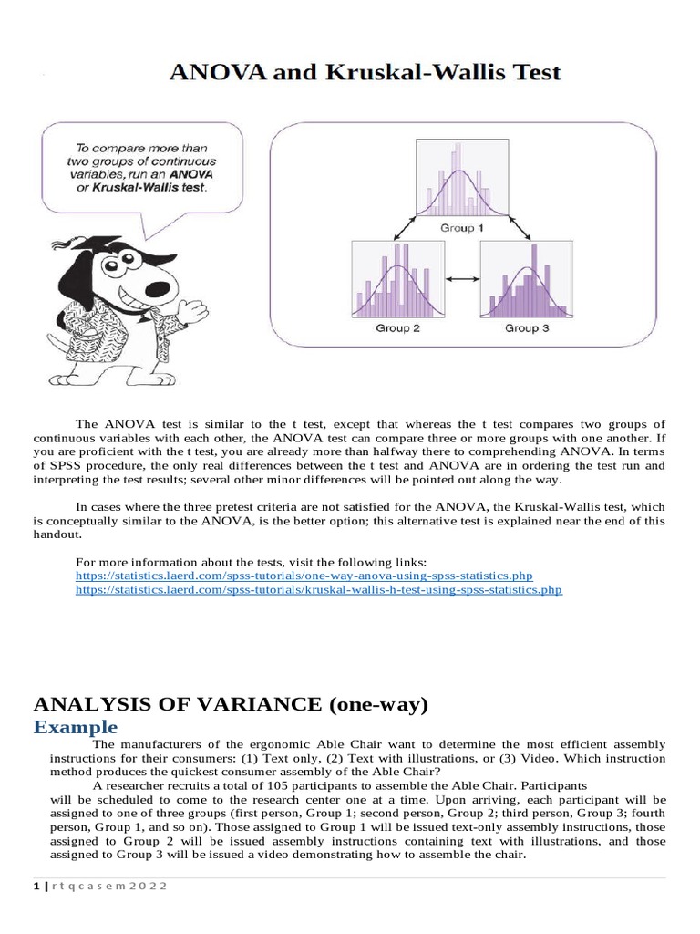 One-Way ANOVA Test Example | PDF | Analysis Of Variance | Effect Size