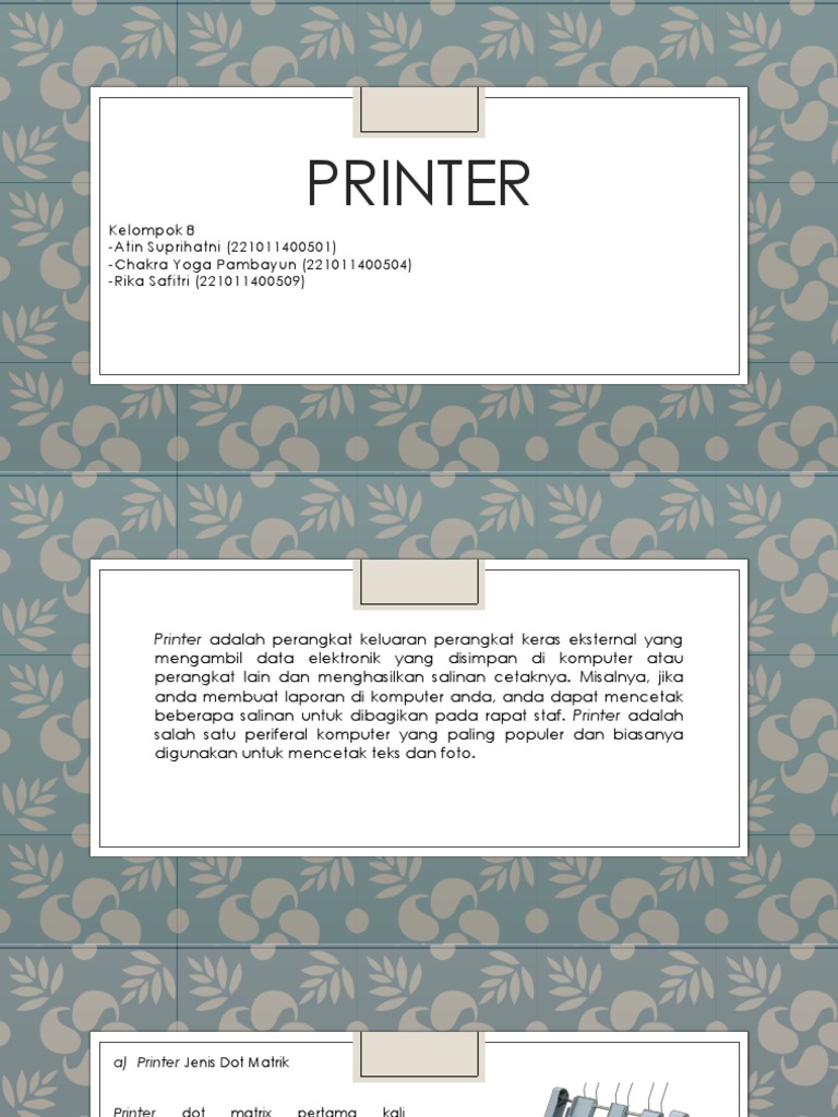 Pti Printer | PDF