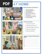 Grade 3 Picture Description Worksheet | PDF