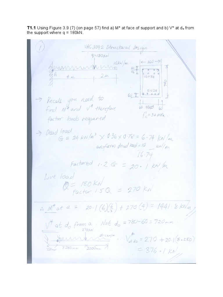 Tut Solutions | PDF | Beam (Structure) | Equations
