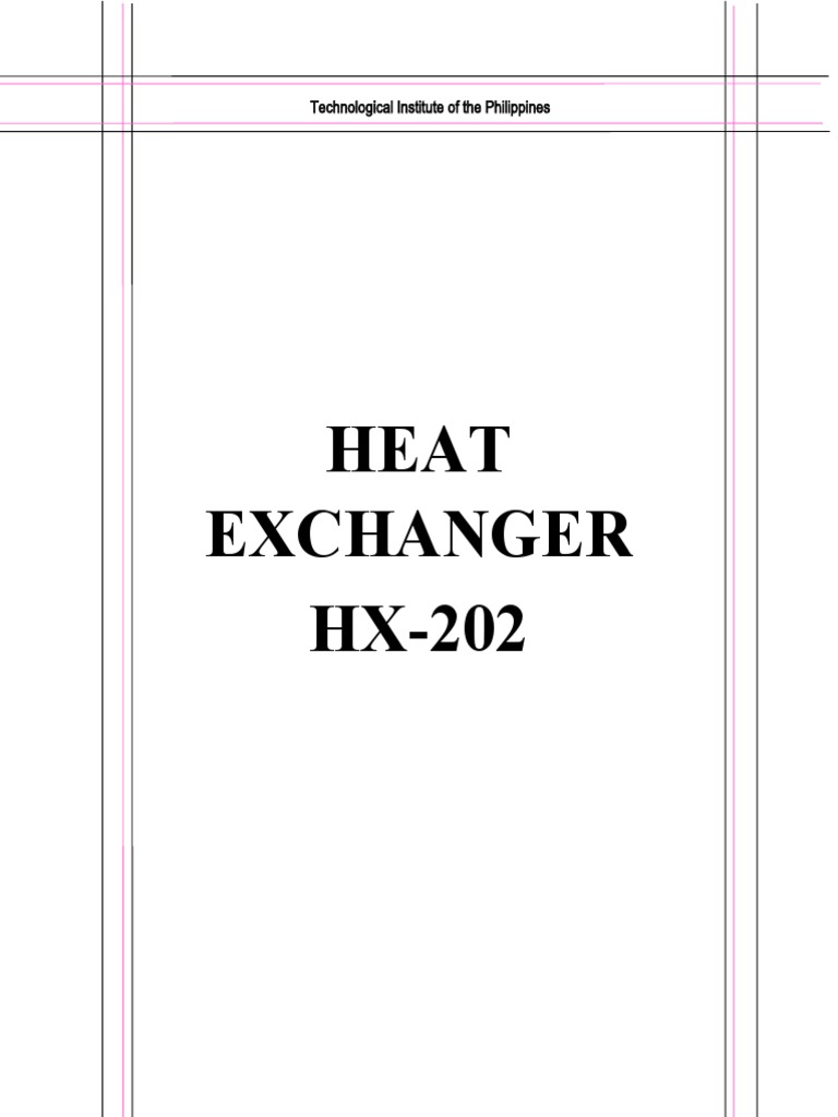 Plate and Frame HX-202 | PDF | Heat Exchanger | Heat
