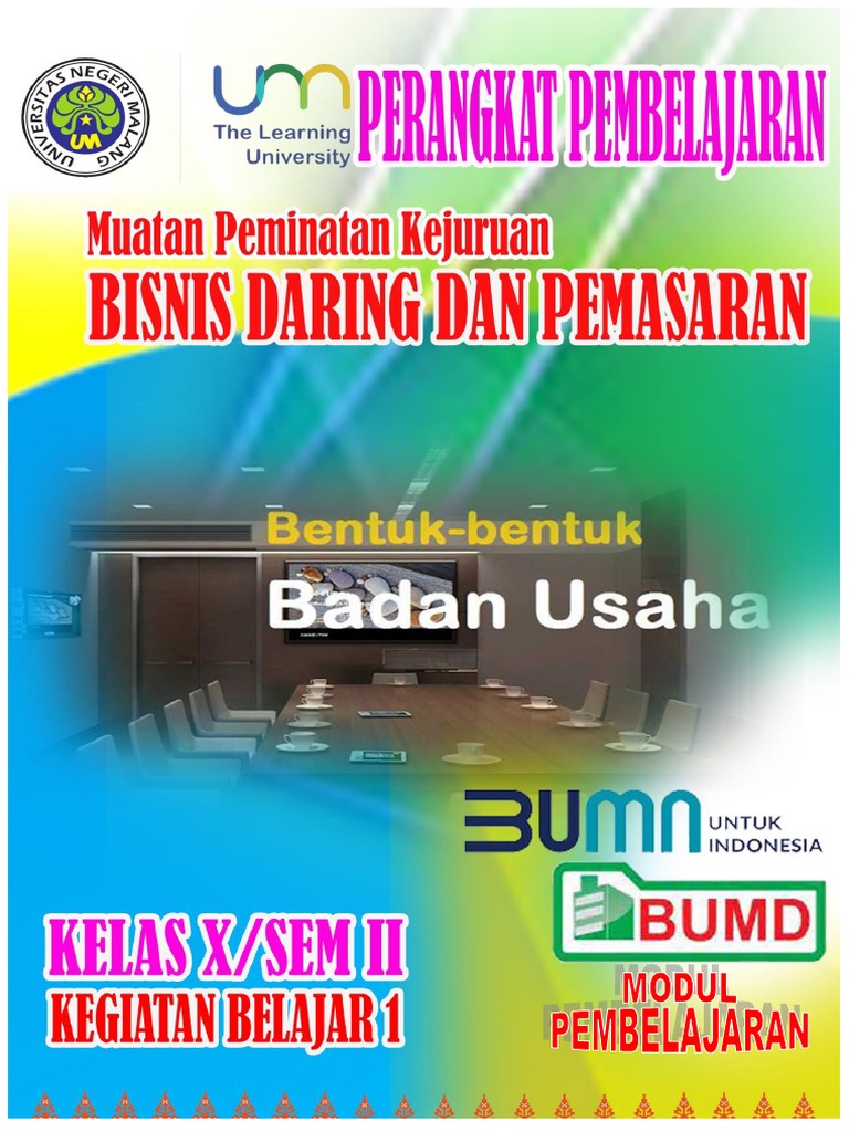 Modul Eb KD 3.7 Menganalisi Bentuk-Bentuk Badan Usaha KB.1 | PDF
