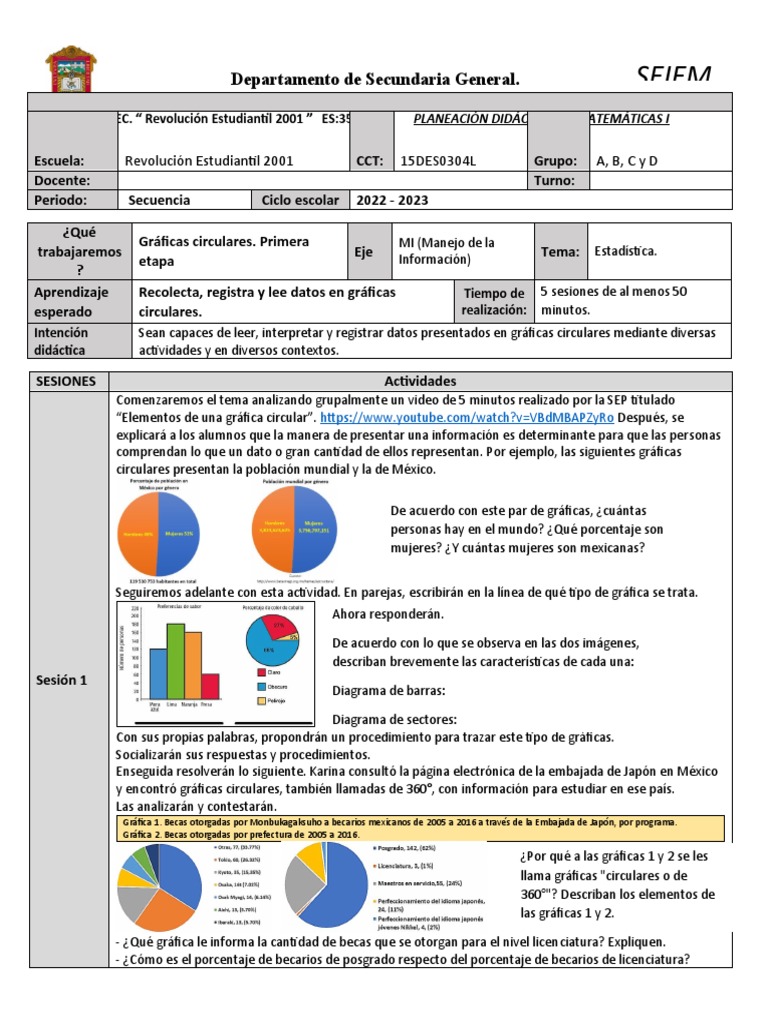 SECUENCIA 6 GR Ficas Circulares. Primera Etapa | PDF | Nicotina | México