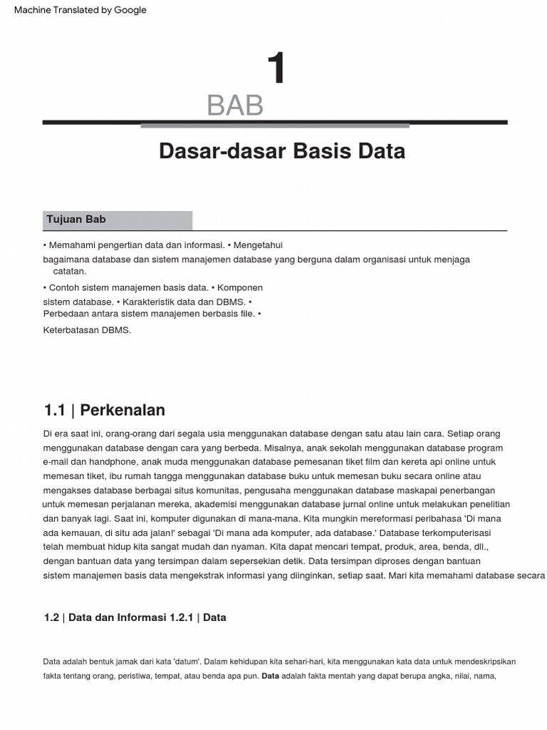 Dbms Chapter 1 | PDF