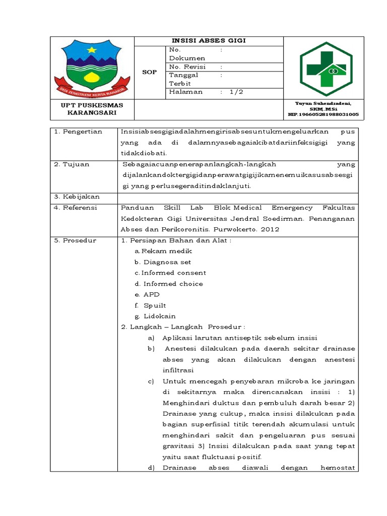 Spo 21 Insisi Abses | PDF