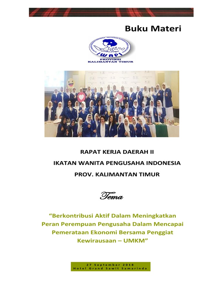 Rakerda II IWAPI Kaltim 2018 | PDF