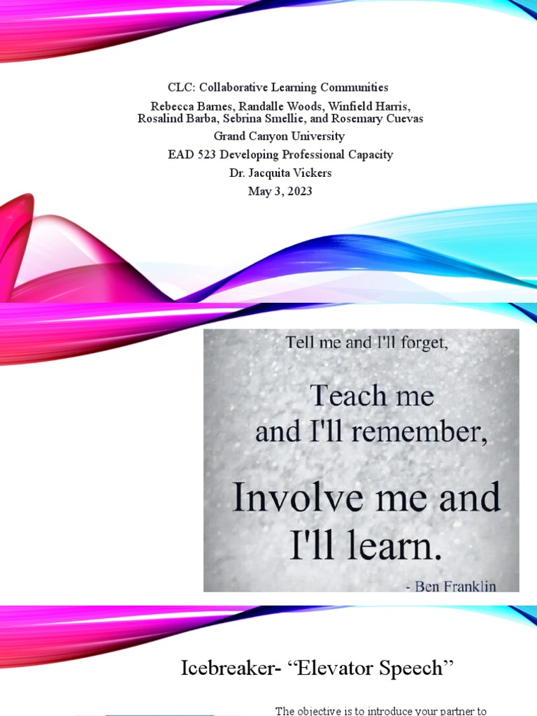 CLC Collaborative Learning Communities | PDF | Education Theory | Communication