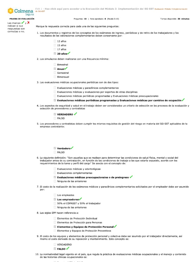 MODULO 3 - Modulo 50 SGSST - Colmena | PDF