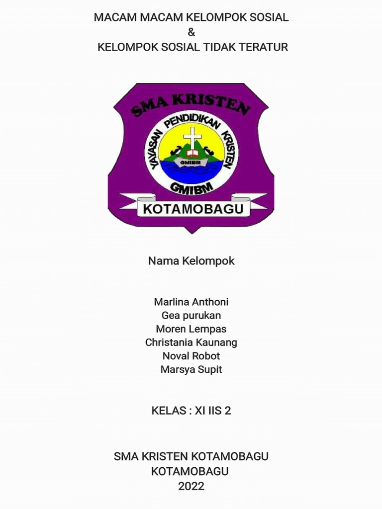Makalah Sosiologi Kelompok 1 - 221018 - 185950 | PDF