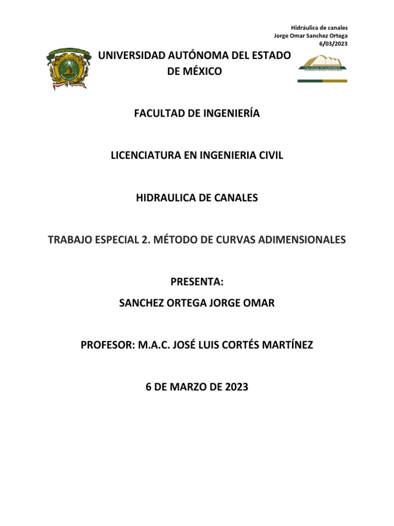 TE2. CURVAS ADIMENSIONALES | PDF