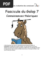 Théorie Galop 5 JArdy | PDF | Allure (équitation) | Equus (genre)
