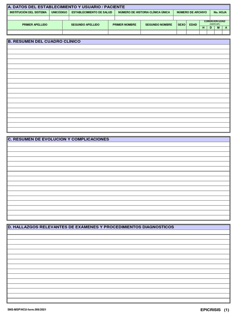 006 Epicrisis 2021 | PDF