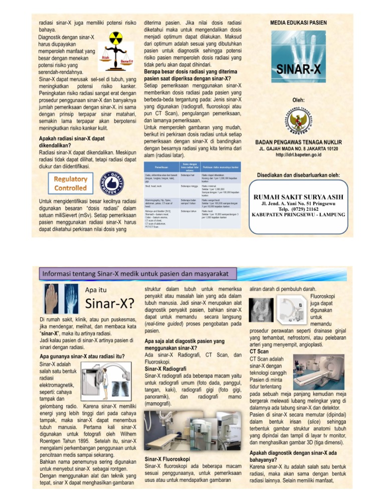 Leaflet Bahaya Radiasi | PDF