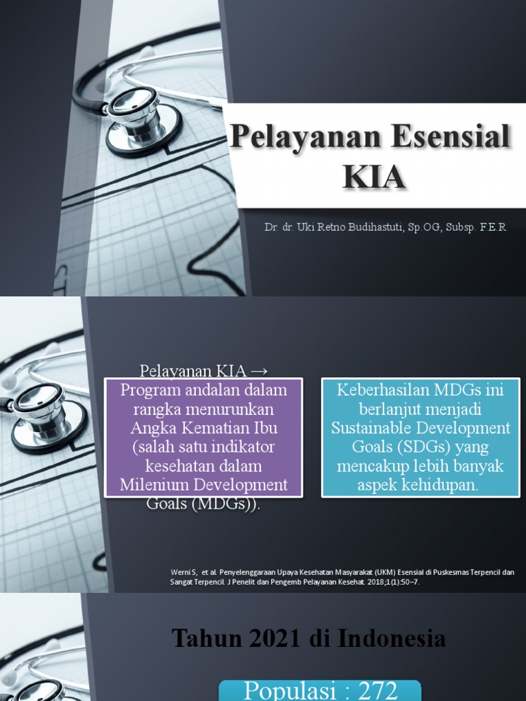 Pelayanan Esensial KIA (Pertemuan 1) | PDF