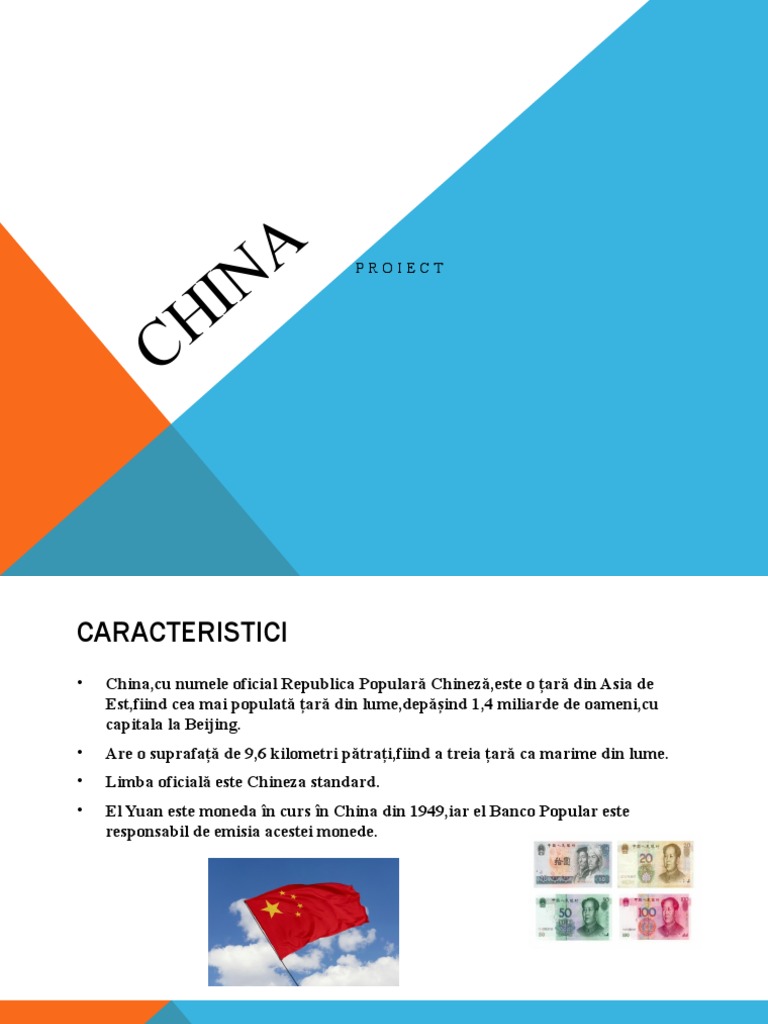 CHINA-proiect Geografie Nou | PDF