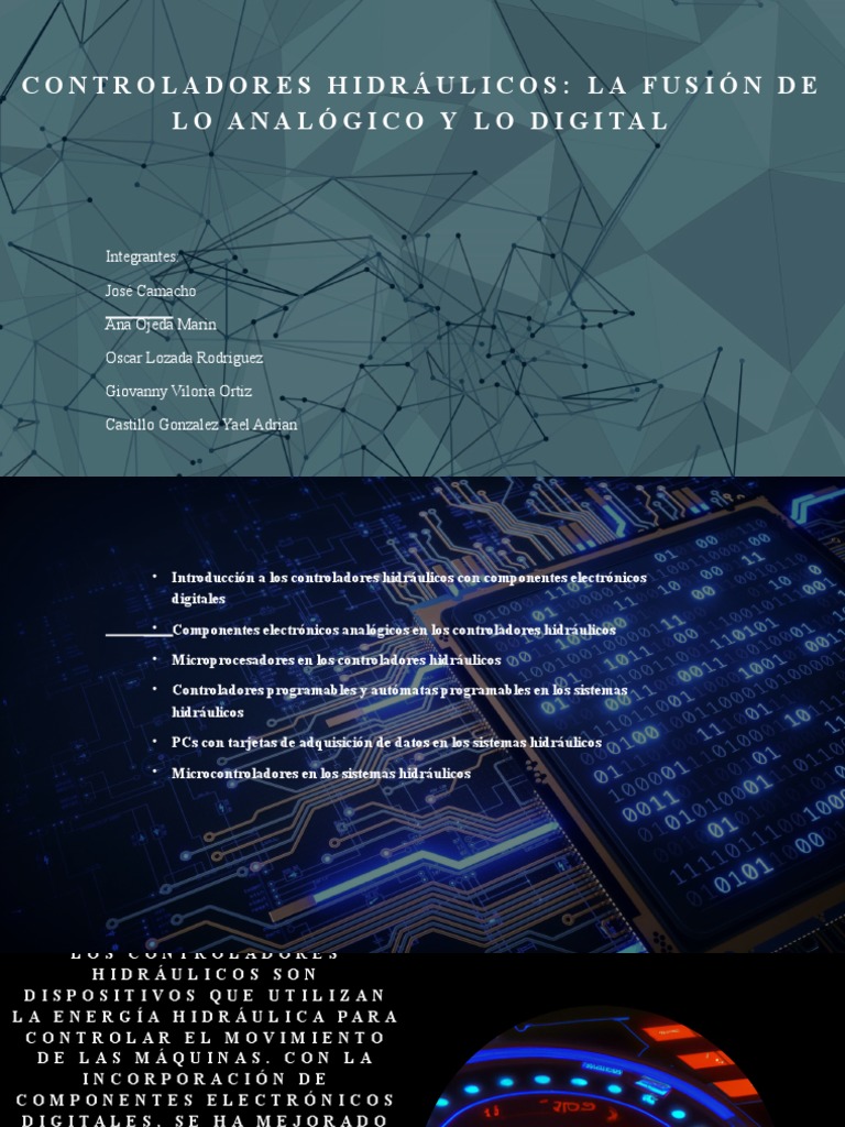 Controladores Hidráulicos | Descargar gratis PDF | Electrónica | Adquisición de datos