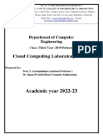 Cloud Computing Lab Manual PDF | PDF