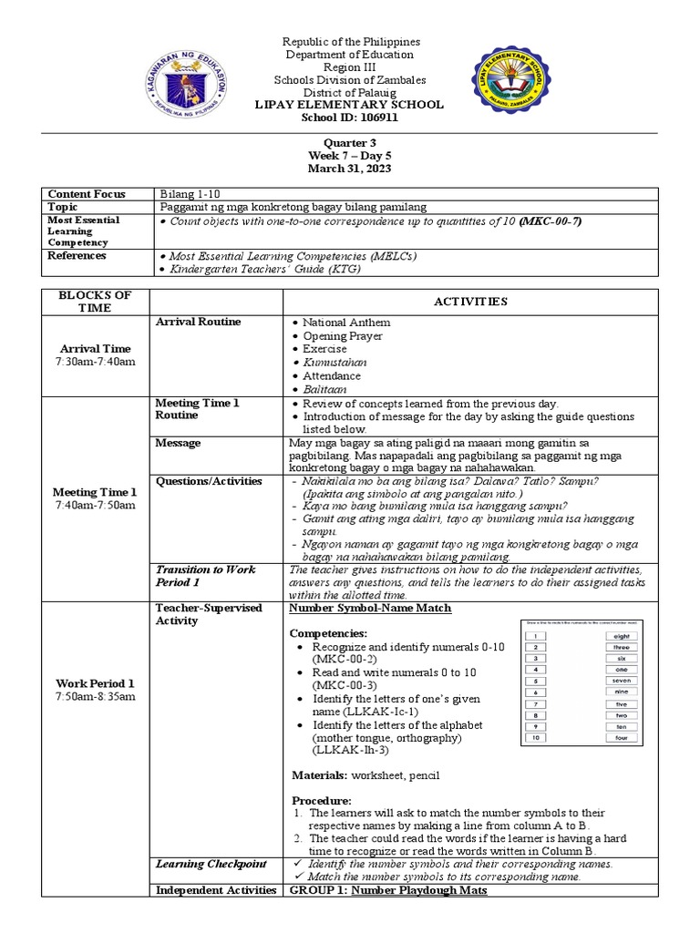 CO Lesson Plan-Q3-Week 7-Day 5 | PDF | Orthography | Learning