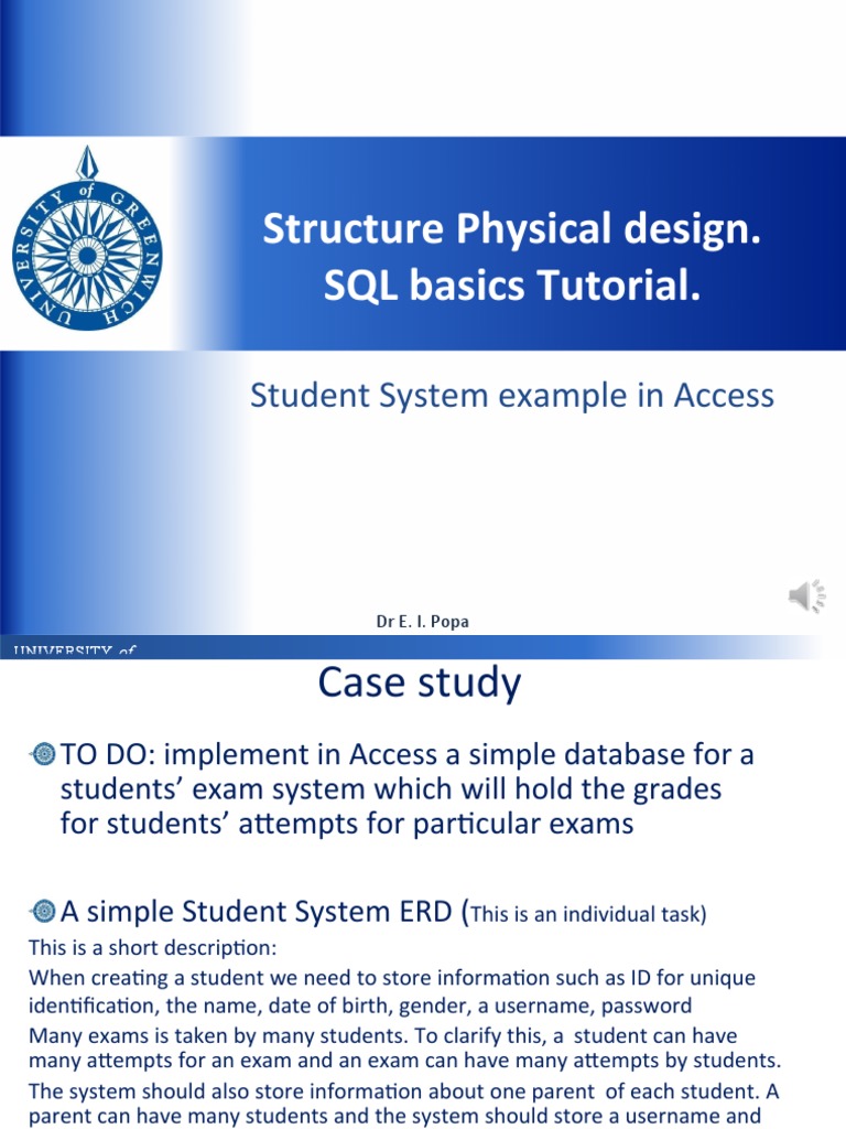 Tutorial B (Build An Access DB) READ FOR GUIDELINES HOW TO DO TUTORIAL A | PDF | Computer Data ...