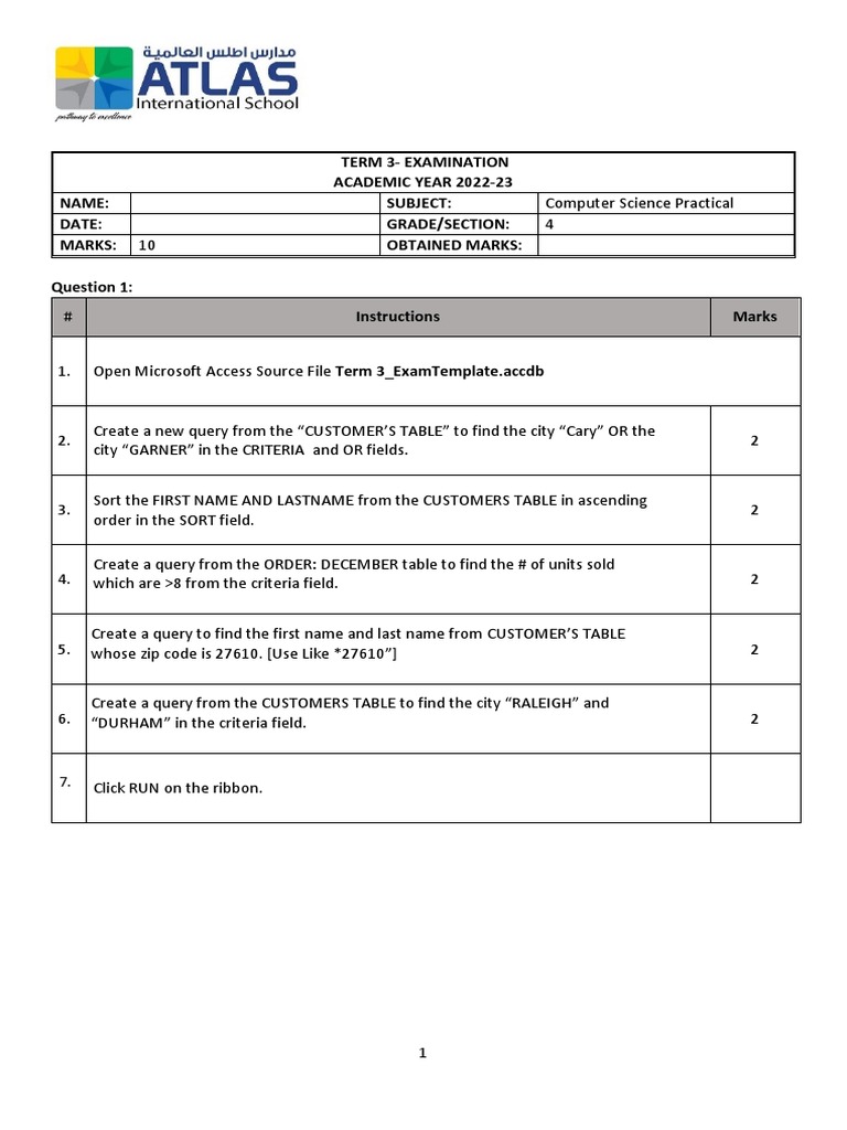 Computer Science Practical Exam Guide | PDF