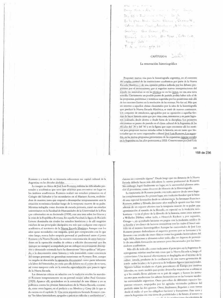 Devoto Fernando - Historia de La Historiografia Argentina-Pages-Deleted | PDF