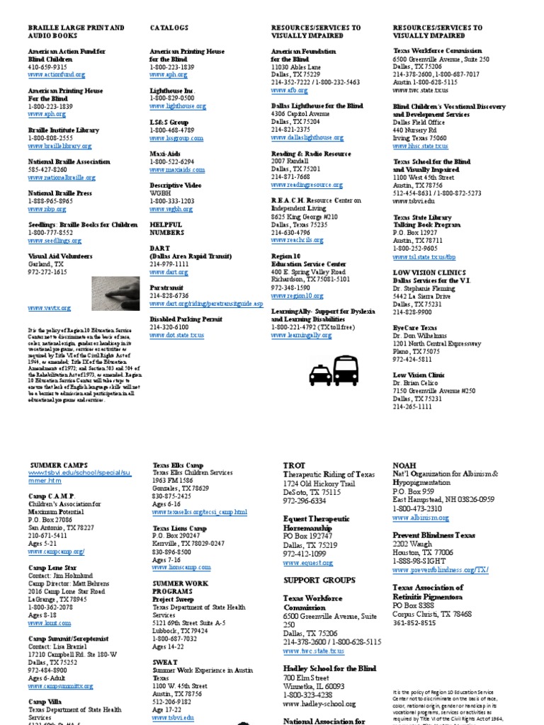 Resources for the Visually Impaired | PDF | Visual Impairment | Audiobook