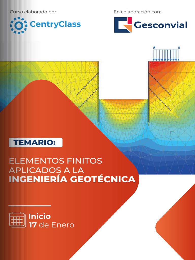 Elementos Finitos Aplicado A La Ingeniería Geotécnica | PDF | Método de ...