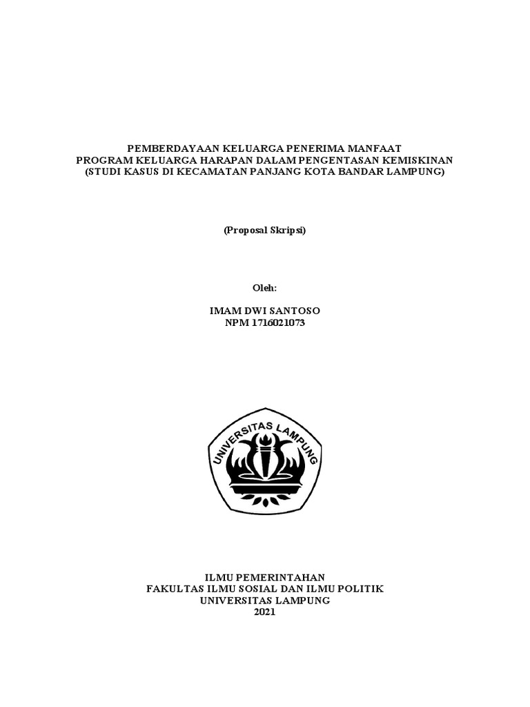 Draft Proposal Imam Dwi Revisi | PDF