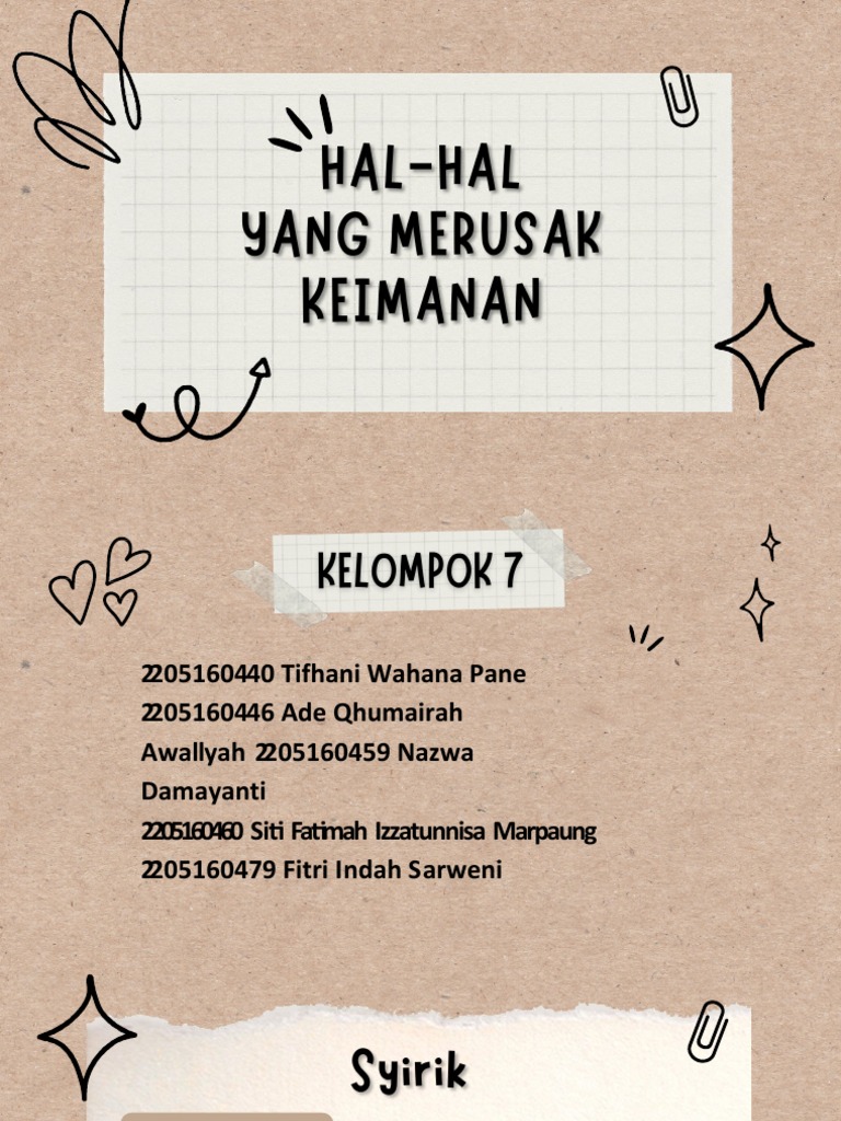 Hal Hal Yang Merusak Keimanan | PDF Hal Hal Yang Merusak Keimanan | PDF