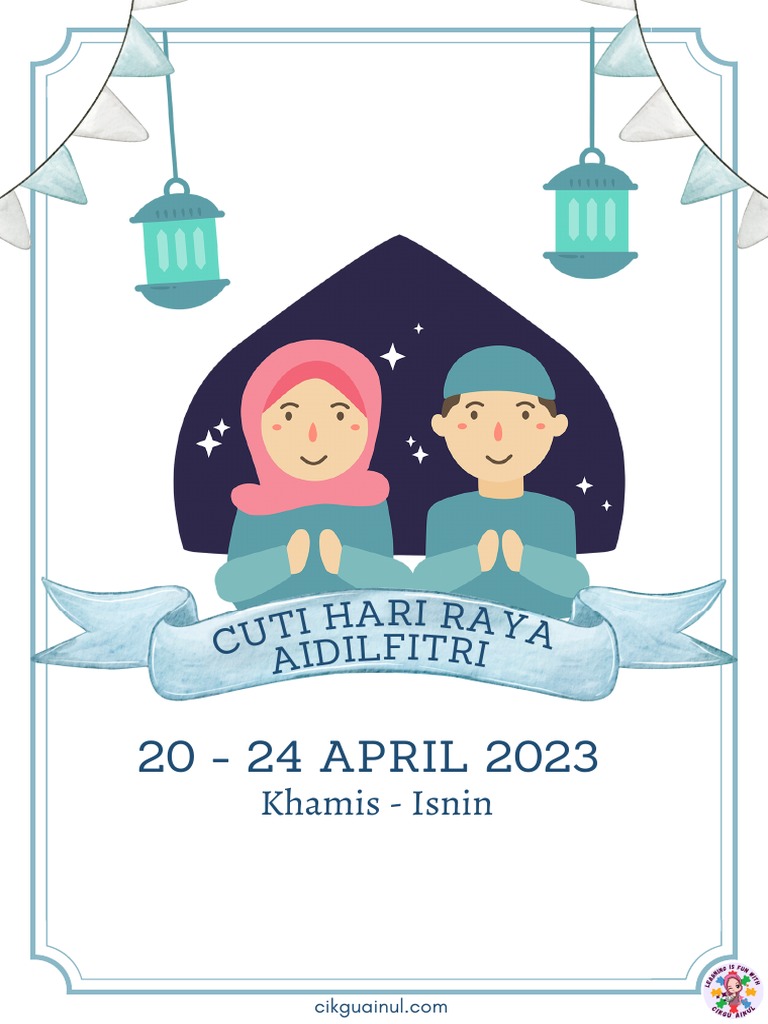 (Kump. B) Divider Cuti RPH 2023-2024 | PDF