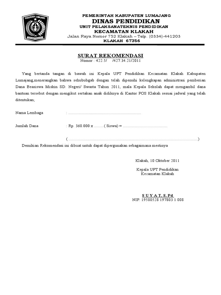 Surat Penugasan | PDF