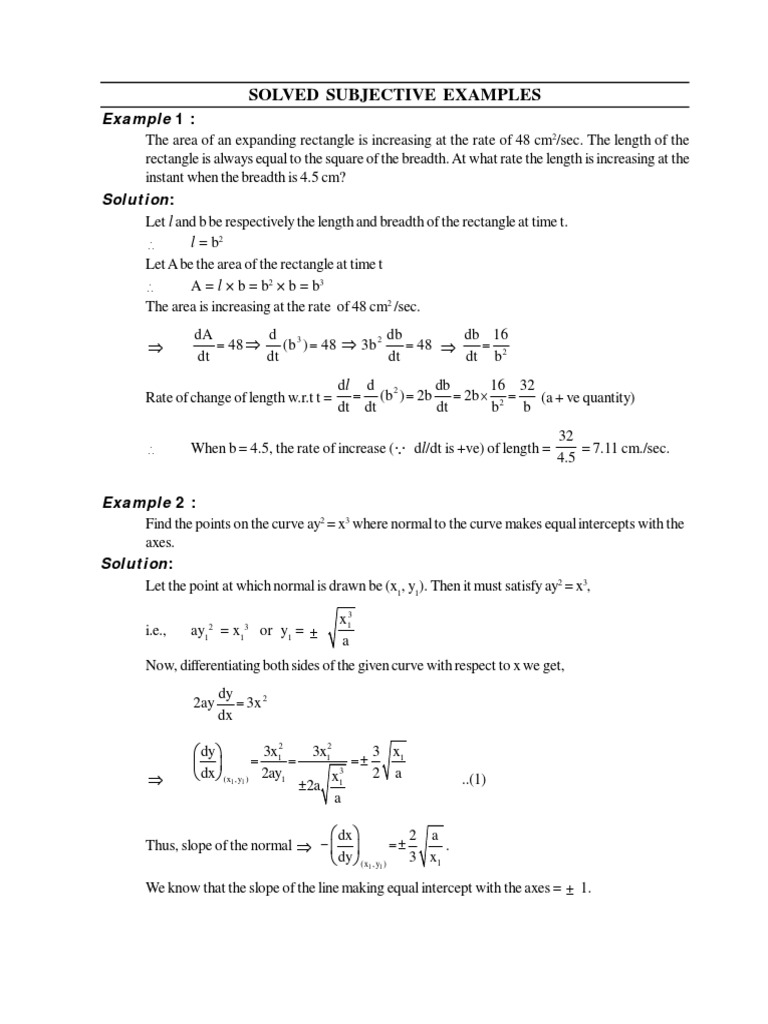 18-Application of Derivative-02 - Solved Example | PDF | Maxima And Minima | Trigonometric Functions