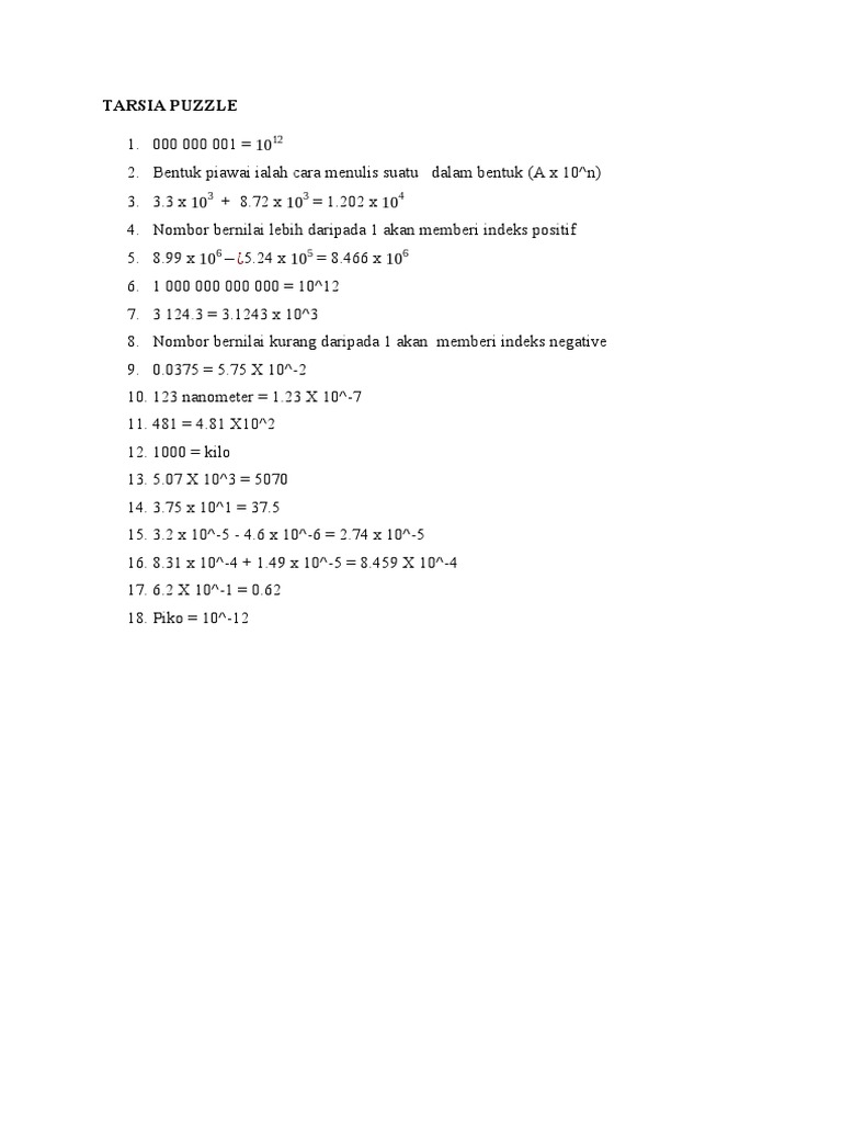 Tarsia Puzzle | PDF
