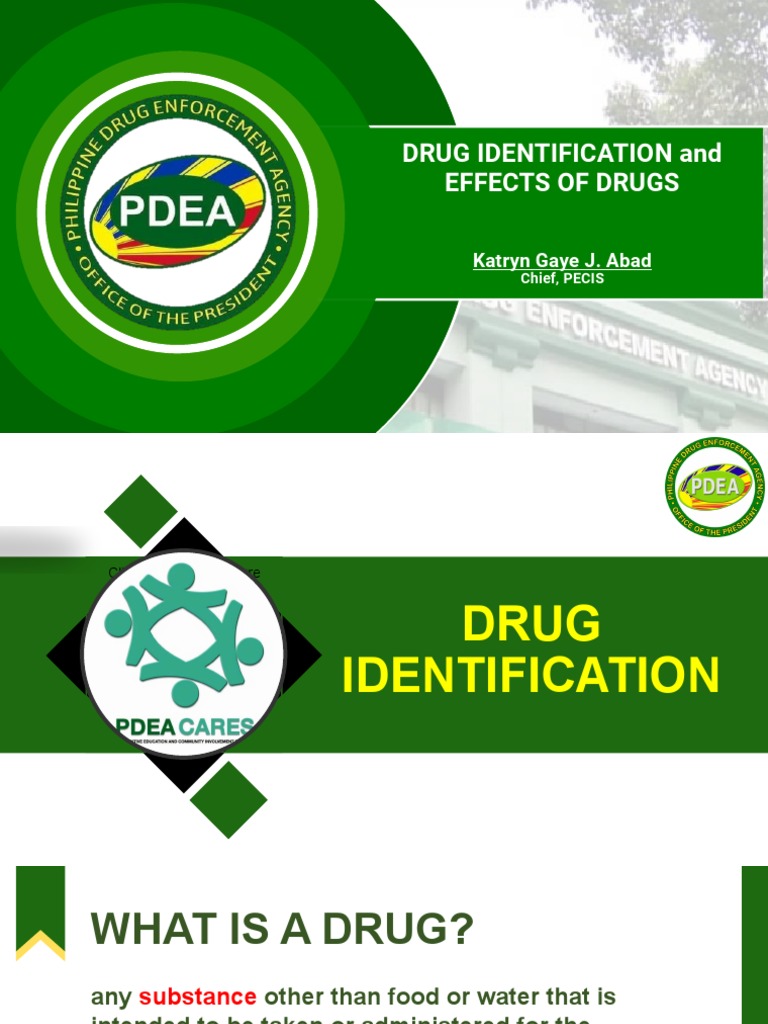 Drug ID | PDF | Drugs | Psychoactive Drugs