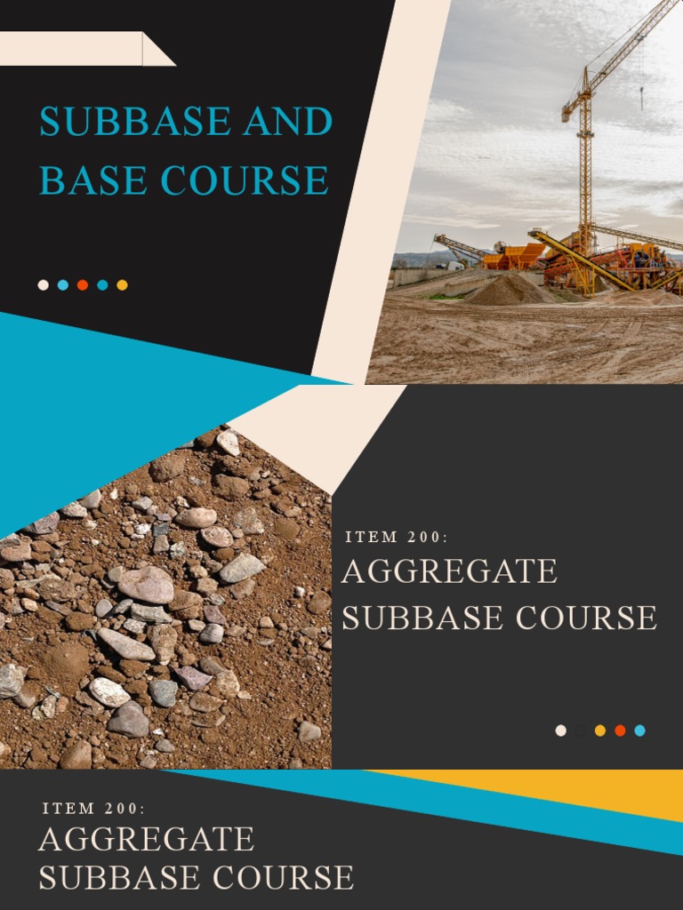 Subbase and Base Course | PDF | Construction Aggregate | Road