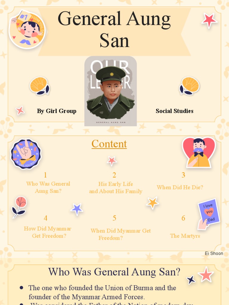 About General Aung San | PDF | Myanmar | Politics Of Myanmar